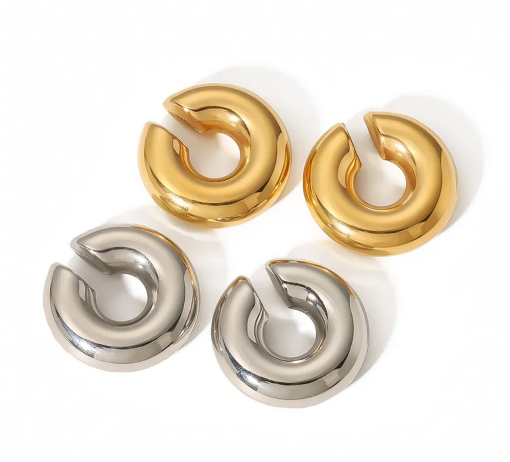 CHUNKY EAR CUFF (2) 💧 - ATTICA JEWELS MEXICO